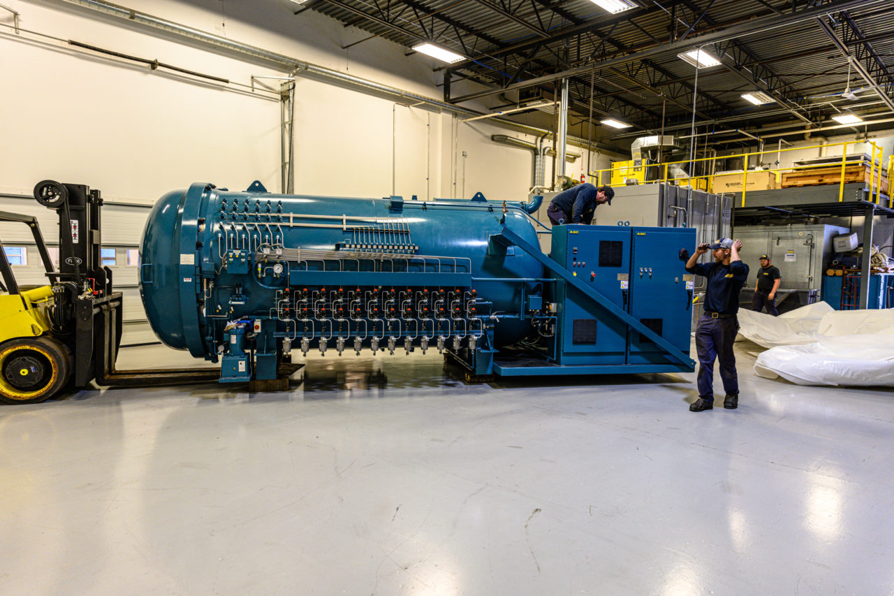 New ASC Autoclave Delivered - Leading Edge Composites | Composite Parts ...