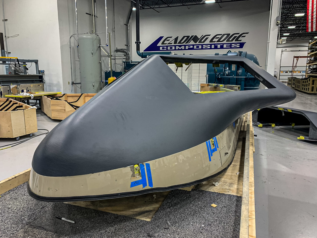 Special Misson AIRCRAFT POD - Composites Manufacturing - Leading Edge ...