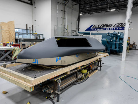 Special Misson AIRCRAFT POD - Composites Manufacturing - Leading Edge ...
