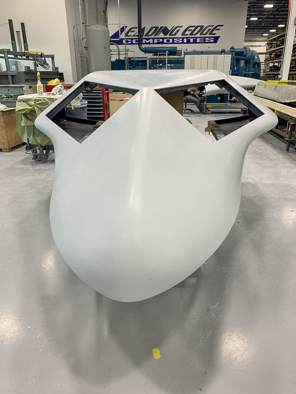 Special Misson AIRCRAFT POD - Composites Manufacturing - Leading Edge ...