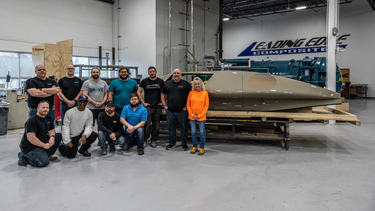Special Misson AIRCRAFT POD - Composites Manufacturing - Leading Edge ...