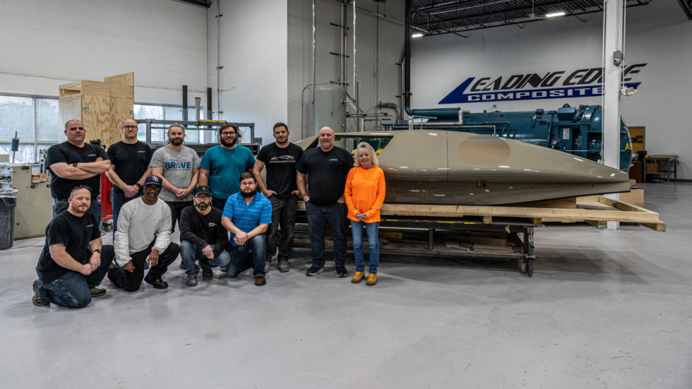 Special Misson AIRCRAFT POD - Composites Manufacturing - Leading Edge ...